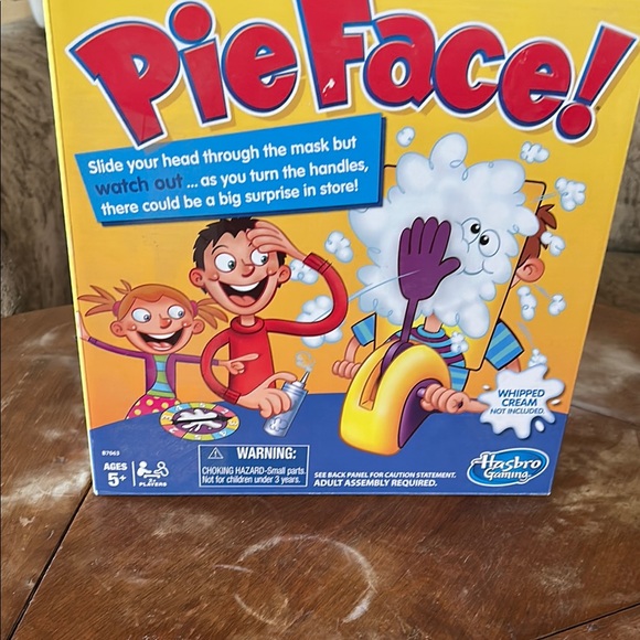 Hasbro | Other | Hasbro Pie Face Game Colorful Fun For Kids | Poshmark
